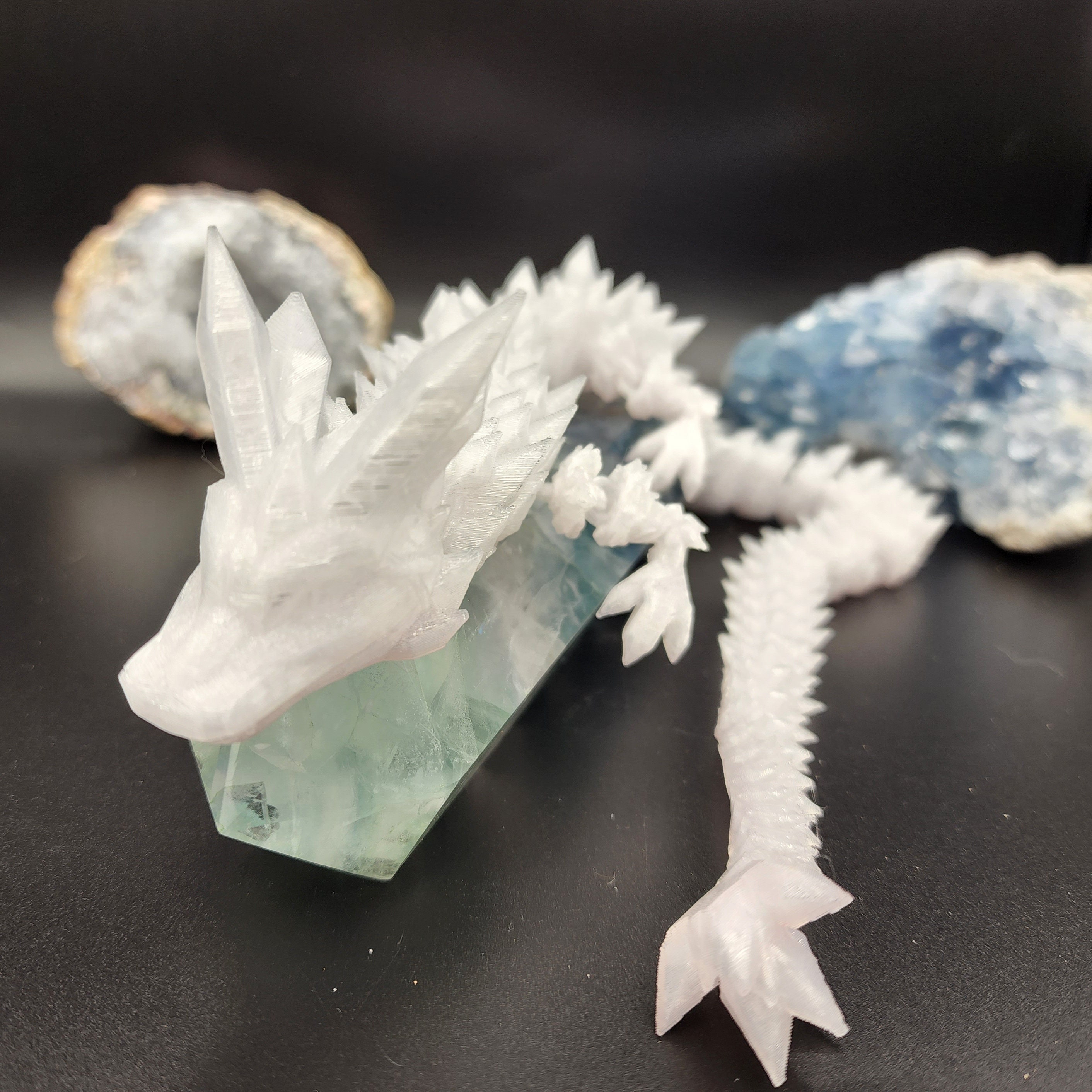 Crystal Articulating Dragon Fidget Toy - Etsy