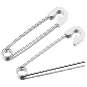 5pcs 8x39mm Safety Pins, Gold Safety Pin Brooch, Stainless Steel Pin ...