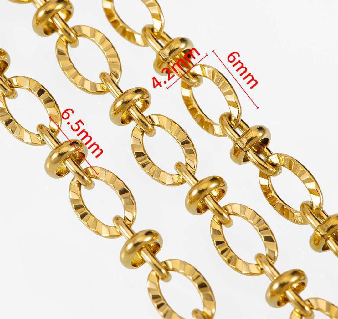 Stainless Steel Link Chain, Curve Chain, Gold Mother and Son Necklace ...