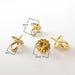 50pcs 4x8mm Stainless Steel Eye Pins, Pearl Bead Cap Screw Eyepins ...