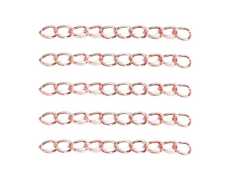 100pcs 50mm 70mm Extension Chain, Bracelet Extended Chains, Necklace ...
