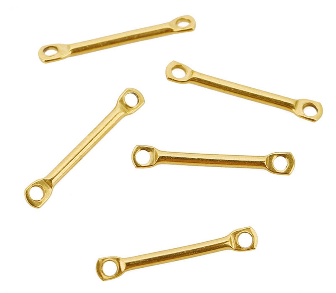 50pcs Stainless Steel Bar Connectors, 15mm 20mm 25mm 30mm Bar Links ...