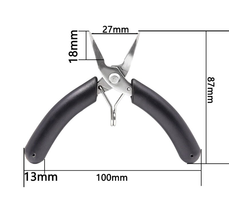 1 Stainless Steel Nose Pliers, Jewelry Making Hand Tools, Anti-slip ...