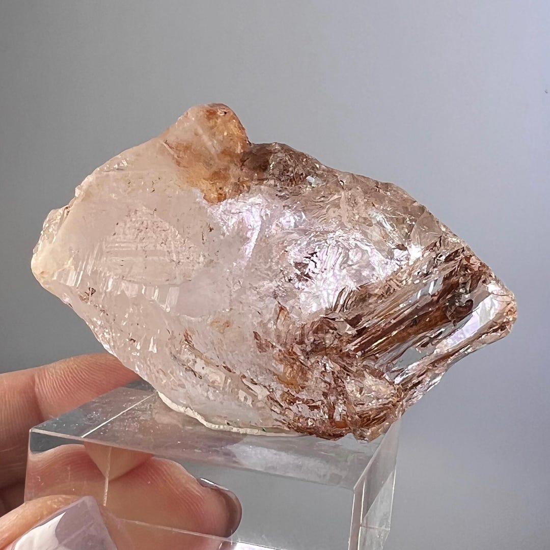 Elestial Quartz Double Terminated: Crystal With Laterite Inclusions ...