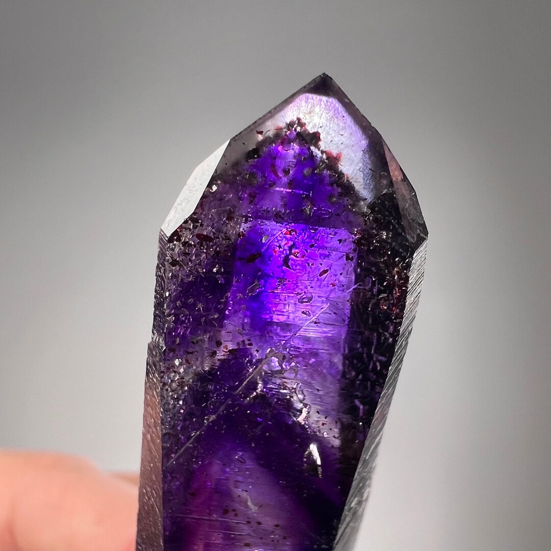 Namibia Amethyst Phantoms Master Bucks Delicious Jelly With Etchings ...