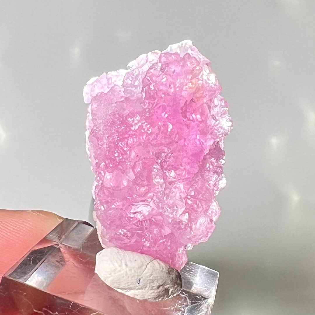 Brazil Crystalized Rose Quartz Elestial Master RARE Saturated Pink ...