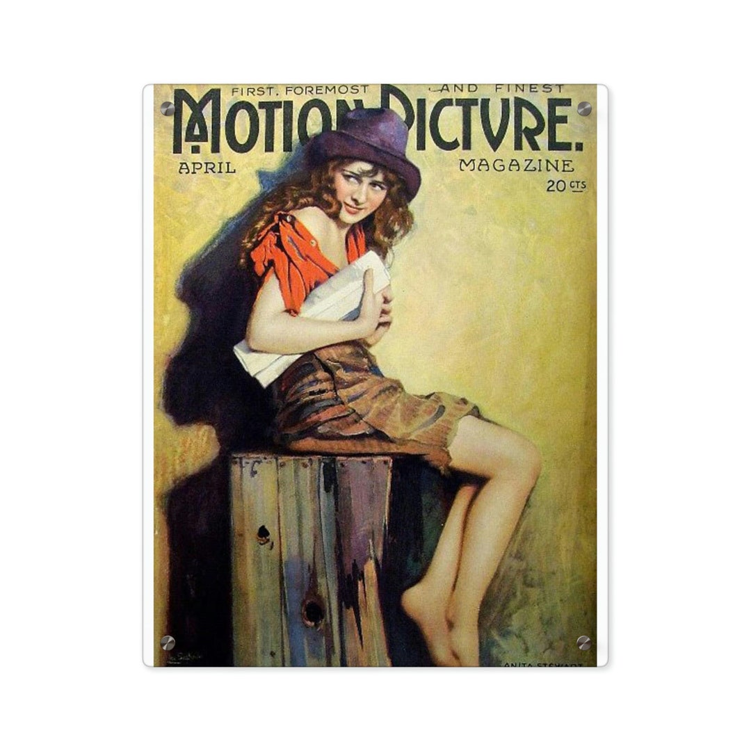 1919 Motion Picture Magazine Cover Acrylic Wall Art Panels - Etsy