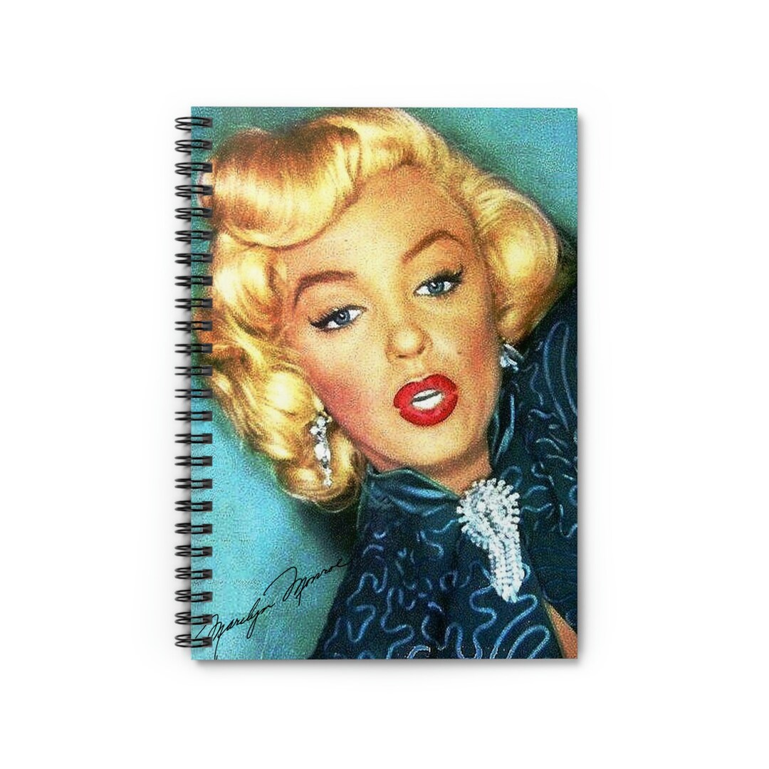 Marilyn Monroe Selfie Spiral Notebook Ruled Line Gift for Him/her ...