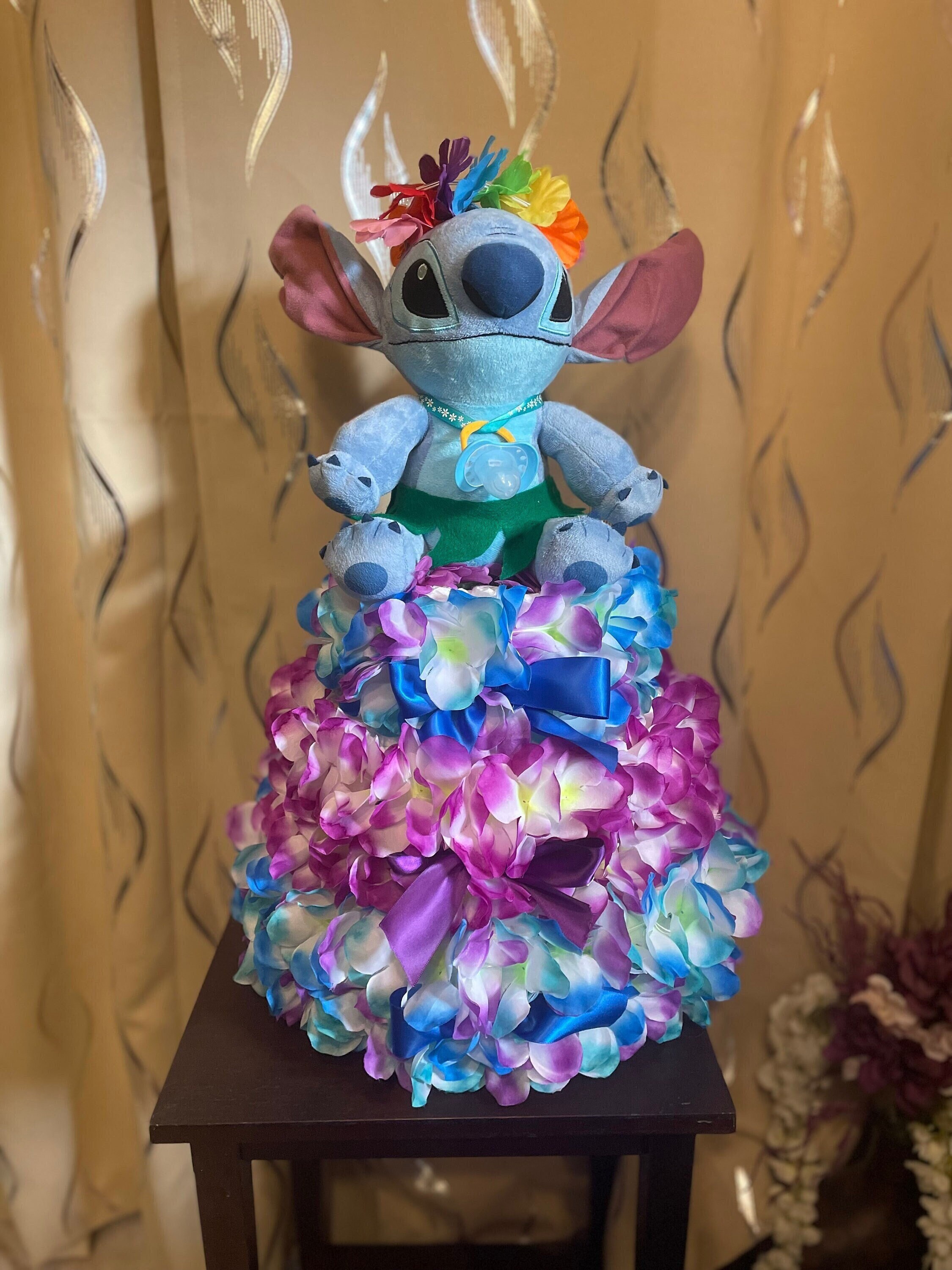 Stitch Diaper Cake Baby Shower Lilo and Stitch Blue & - Etsy