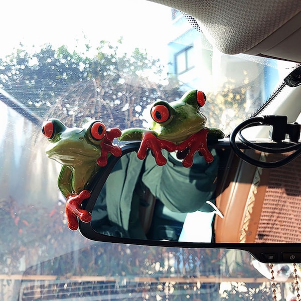 Car Mirror Frog - Etsy