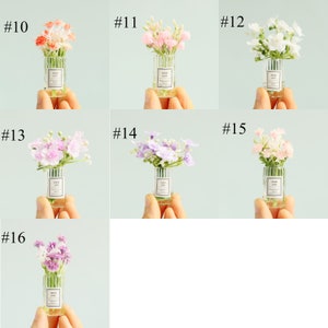 3pcs Flower Glass Bottle Car Ornament, Flower Pot Car Accessory, Car ...