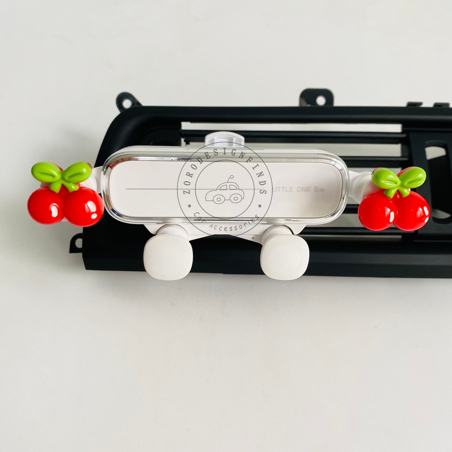 Custom Cherry Car Phone Mount, Personalized Fruits Car Phone Holder ...