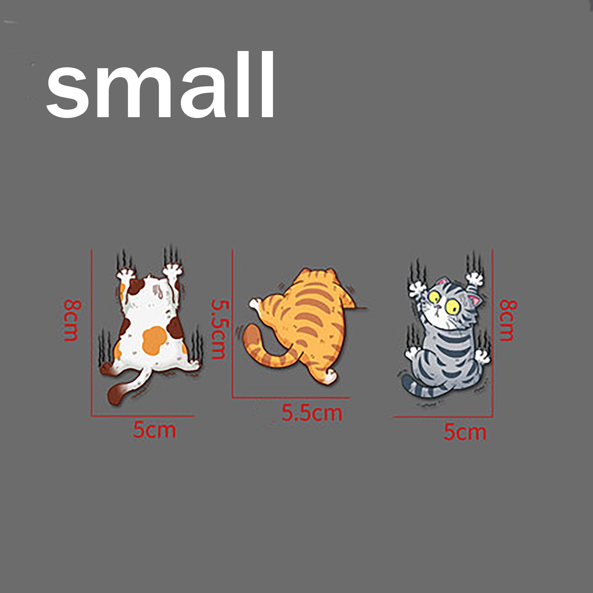 Cute Cartoon Cat Car Sticker Funny Cat Scratch Decals Custom - Etsy UK