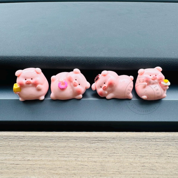 Cute Pig Car Dashboard Decor - Etsy