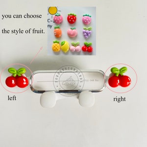 Custom Cherry Car Phone Mount, Personalized Fruits Car Phone Holder ...