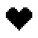Black Pixel Heart Instant Download SVG, PNG, EPS, Pdf, Jpg Digital ...