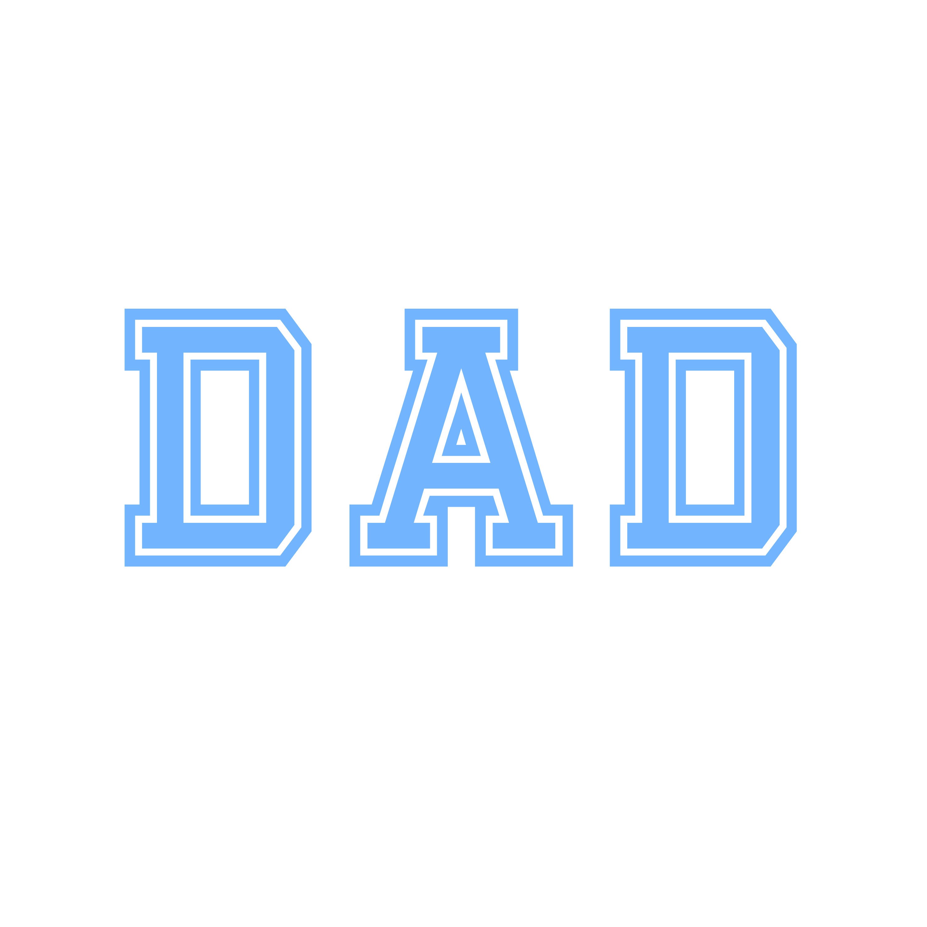 Dad Varsity Blue Instant Download SVG, PNG, EPS, Pdf, Jpg Digital ...