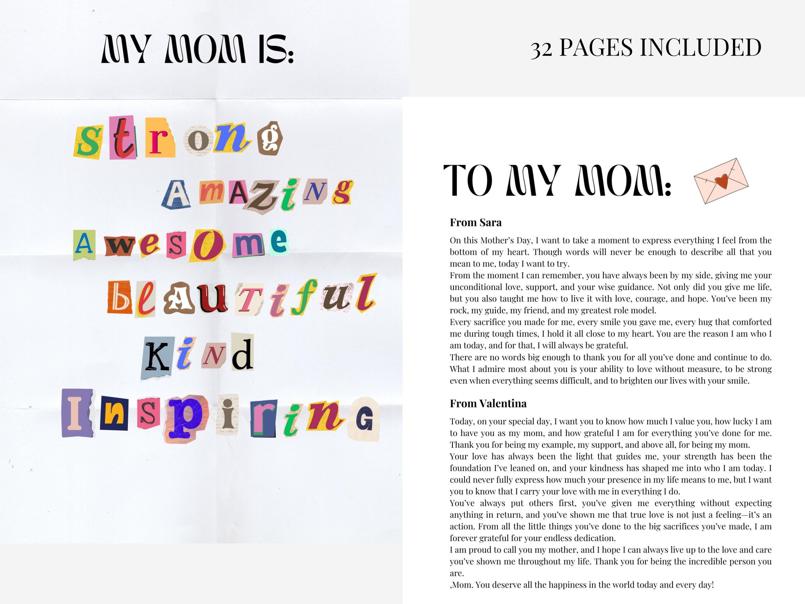 Mothers Day Magazine Template, Vogue Magazine for Mothers Day, Mothers ...
