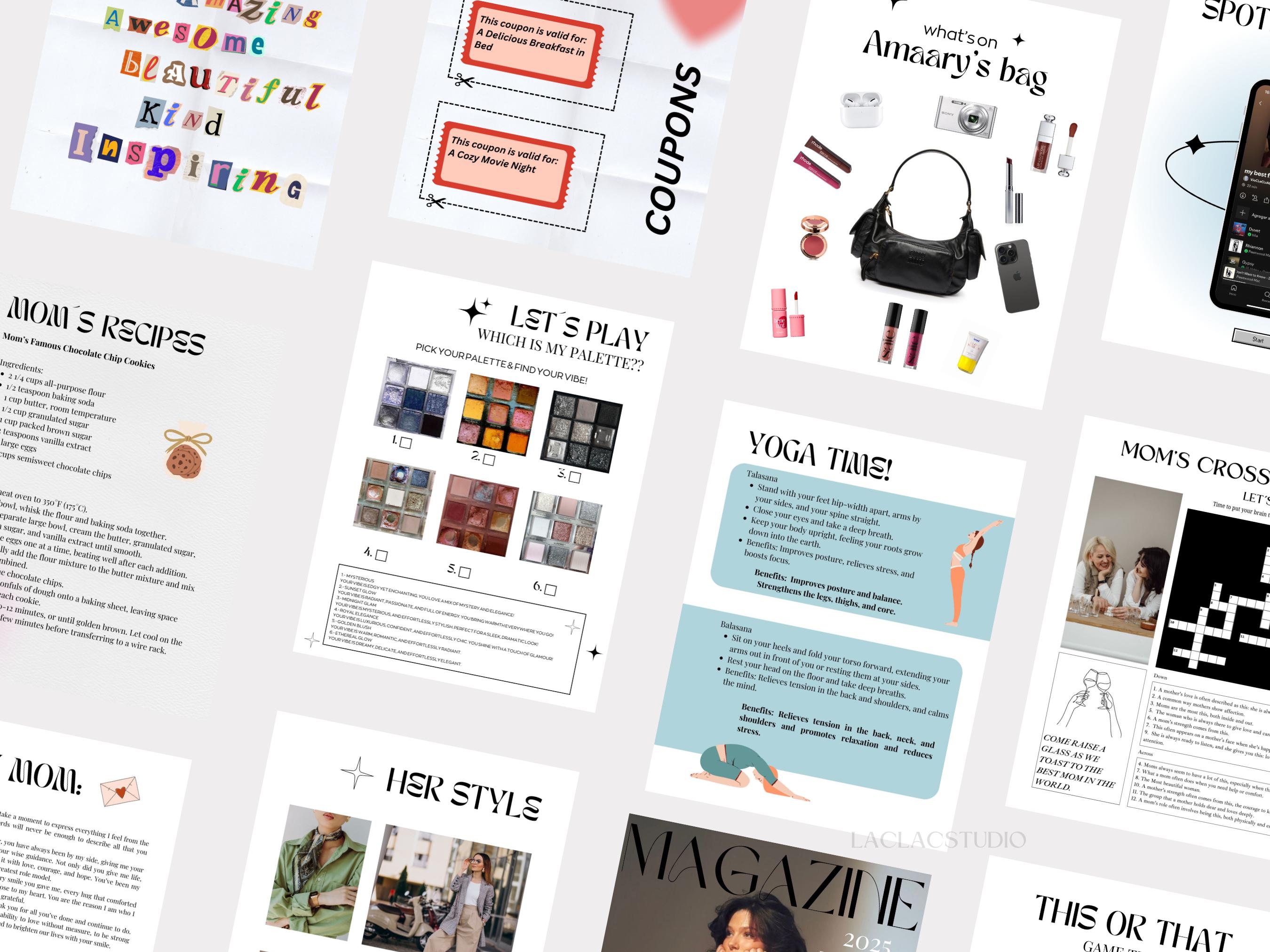 Mothers Day Magazine Template, Vogue Magazine for Mothers Day, Mothers ...