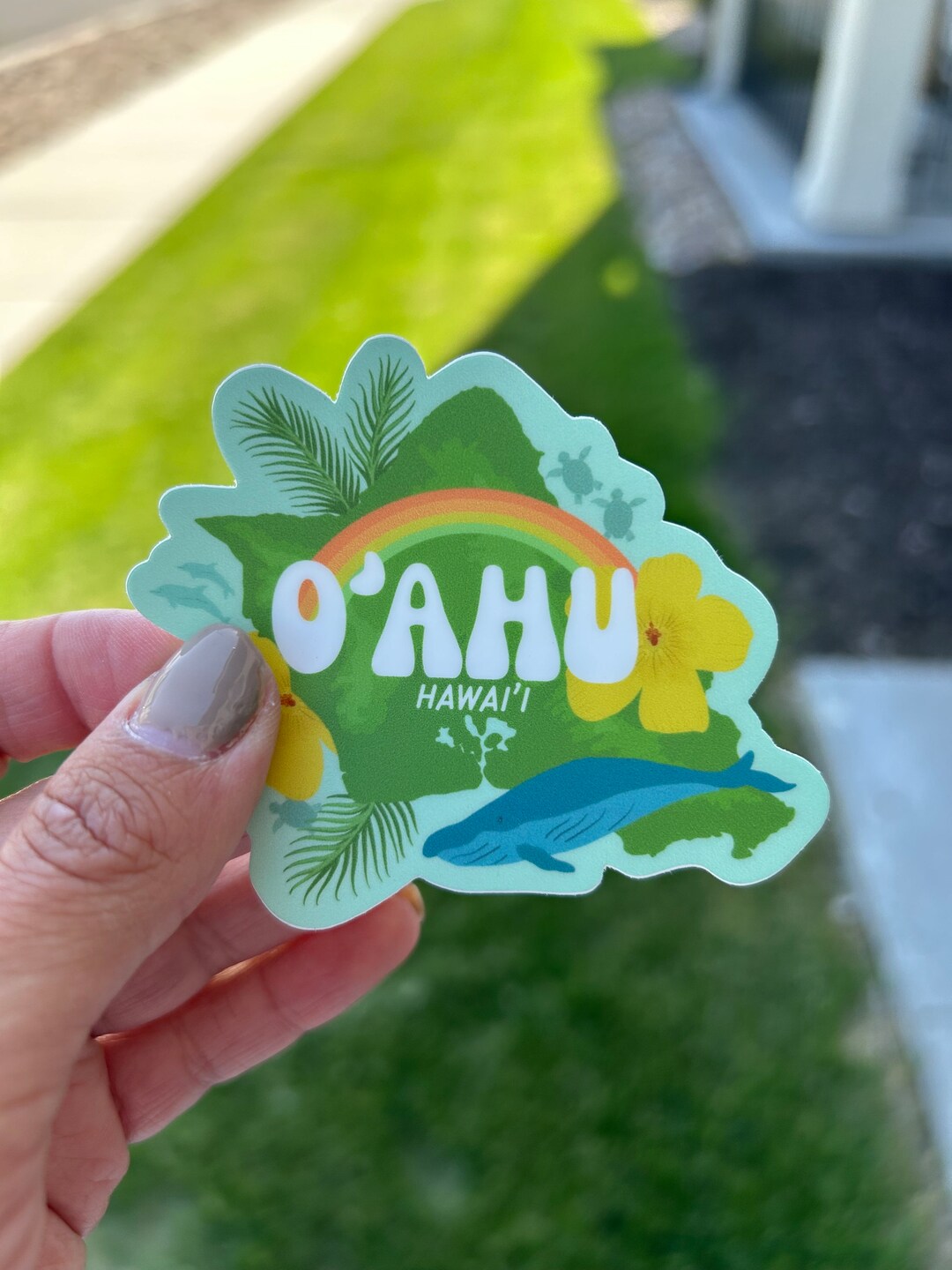 Oahu Sticker - Etsy