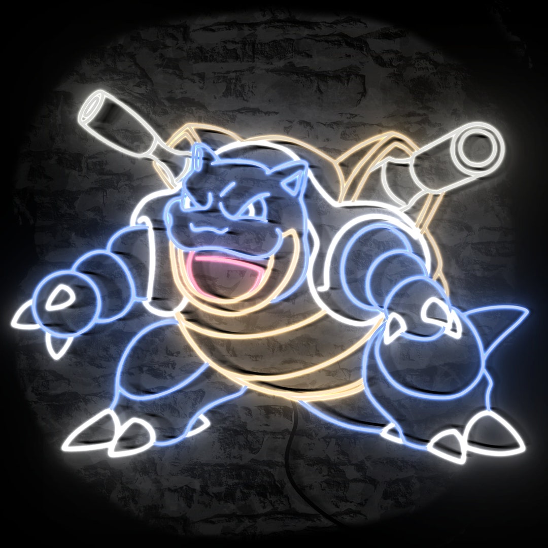 Pokémon Neon Prints - Etsy