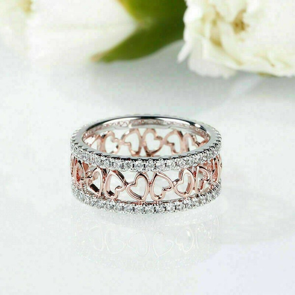 Heart Wedding Rings - Etsy
