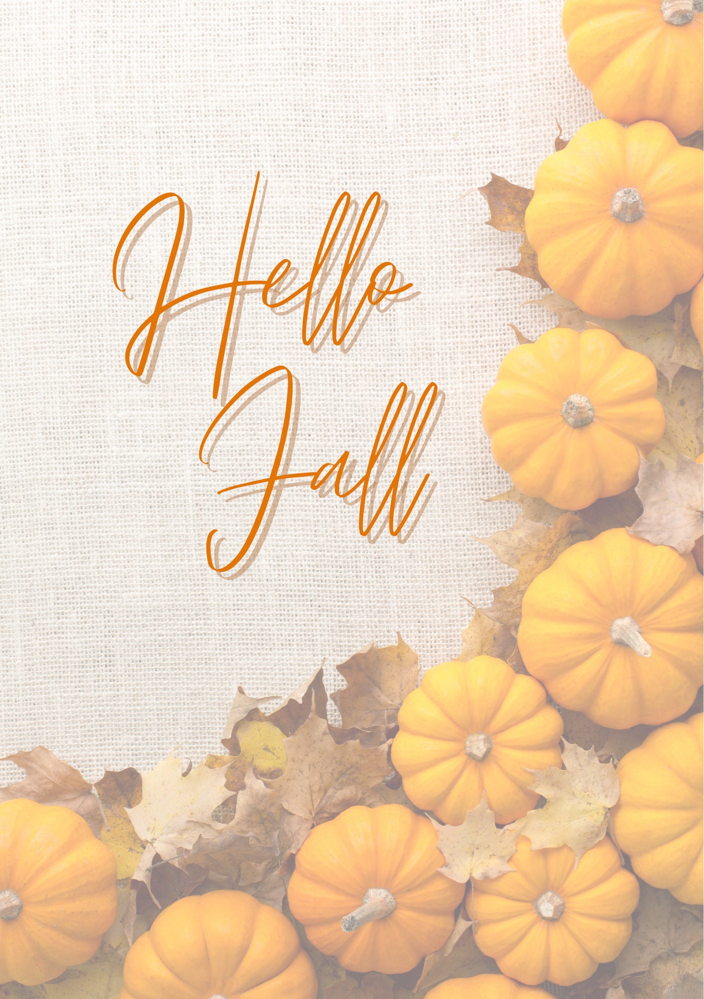 Planner Printable Bundle, Autumn, Fall, Pumpkin, Dashboard, Monthly ...