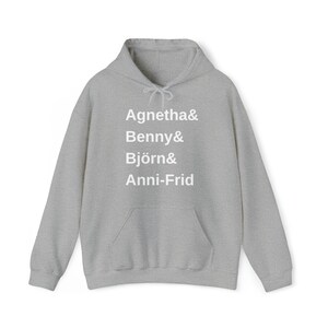 ABBA Hoodie, ABBA Sweatshirt, Abba Band Sweatshirt, Abba Band Hoodie ...