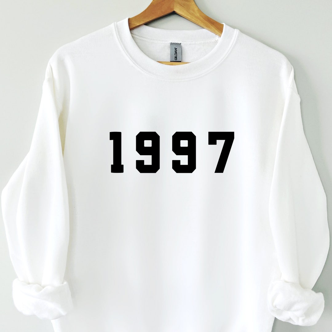 1997 Sweatshirt, 27th Birthday Sweatshirt, Born in 1997, 27th Bday ...