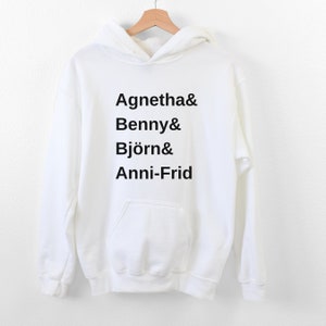 ABBA Hoodie, ABBA Sweatshirt, Abba Band Sweatshirt, Abba Band Hoodie ...