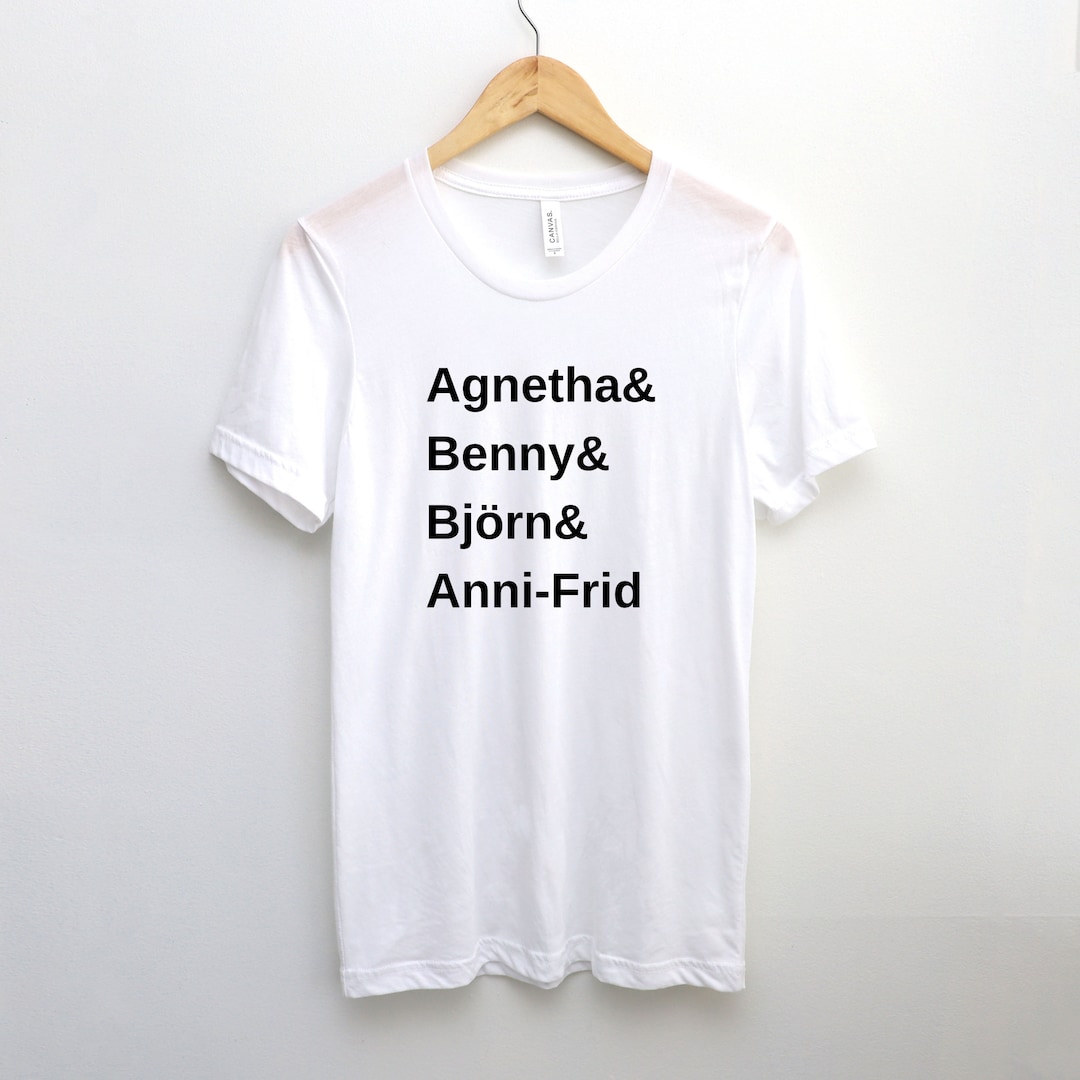 ABBA T Shirt, ABBA Band, Abba T Shirt Unisex, Abba Gift, Abba Fan Shirt ...