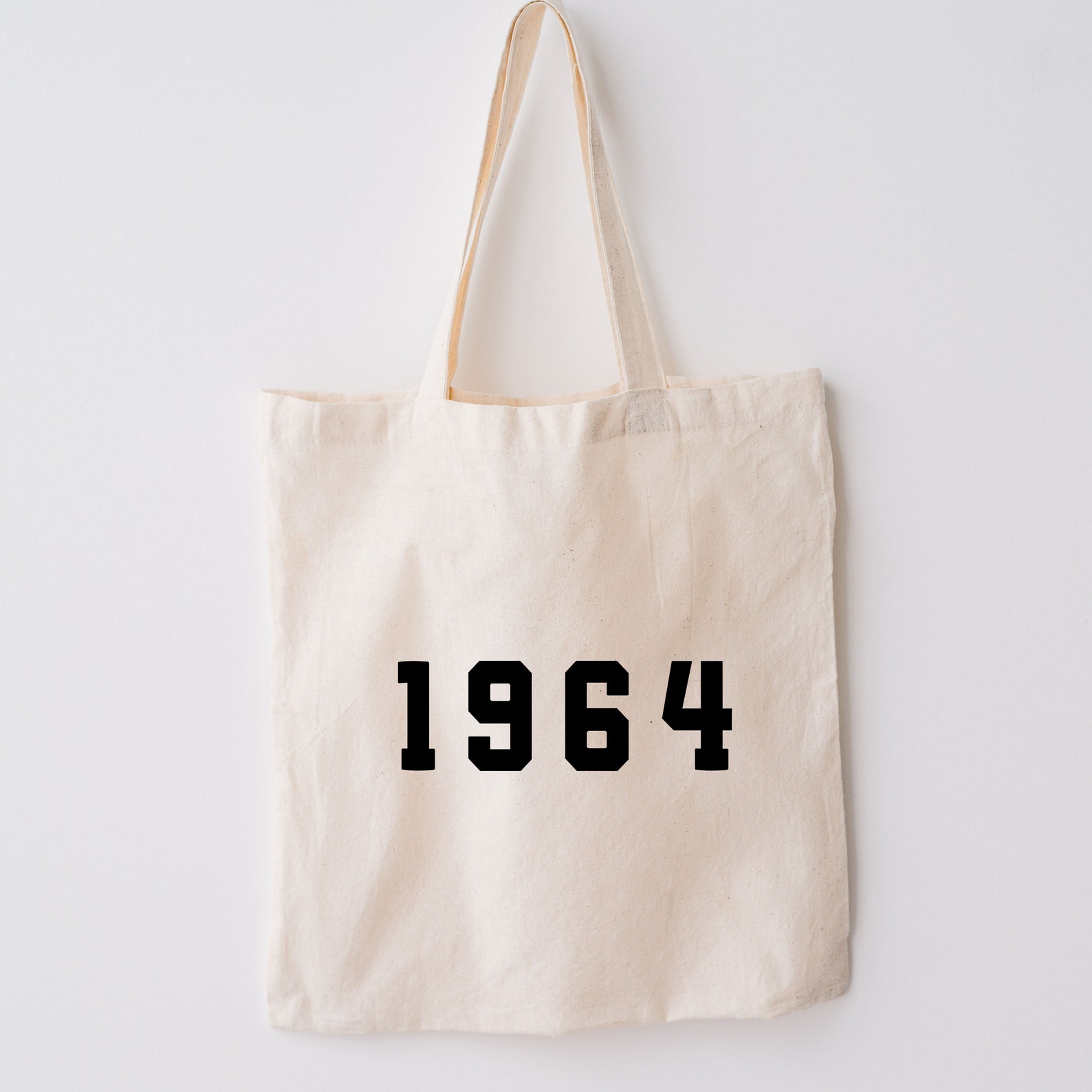 1964 Tote Bag, 60th Birthday Tote, Born in 1964, Vintage 1964 Tote ...