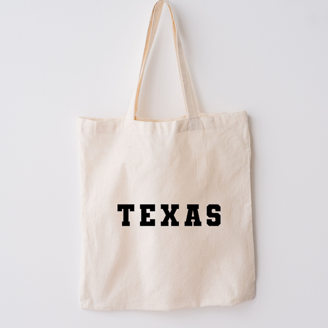 Texas Tote Bag, Texas State, Texas Gift, Texas Souvenir, Texas Wedding ...