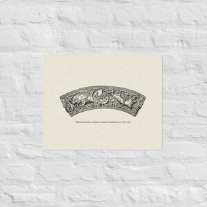 Ancient Greece Vaphio Cup Scroll Drawing Bull Capturing Poster - Etsy