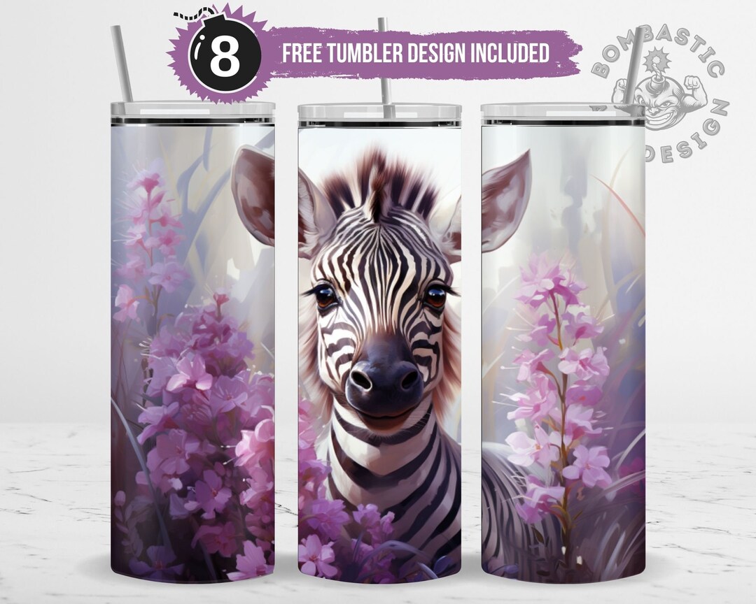 Cute Baby Zebra Tumbler Wrap Sublimation Design PNG - Etsy