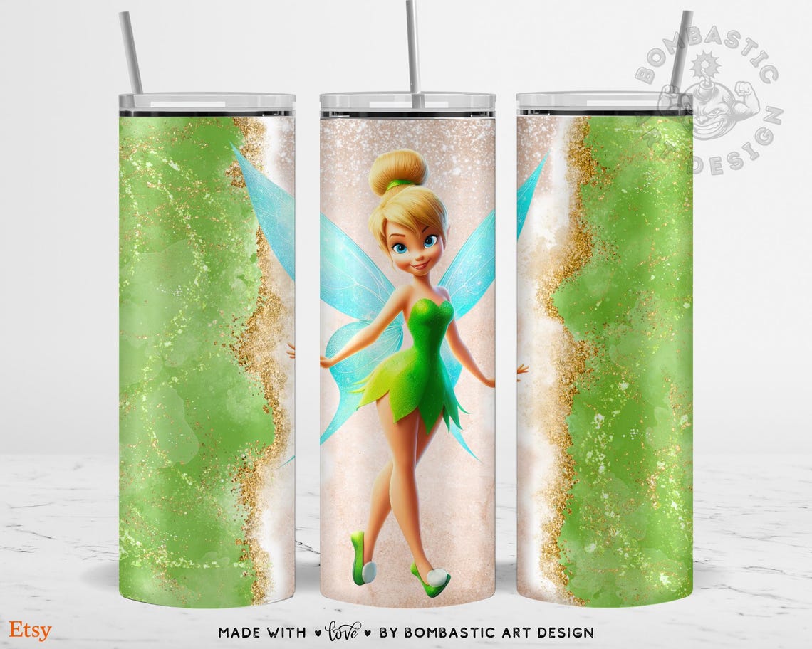 Tiny Fairy Inspired Tumbler Wrap 20oz, Magical Pixie Dust Sparkle ...