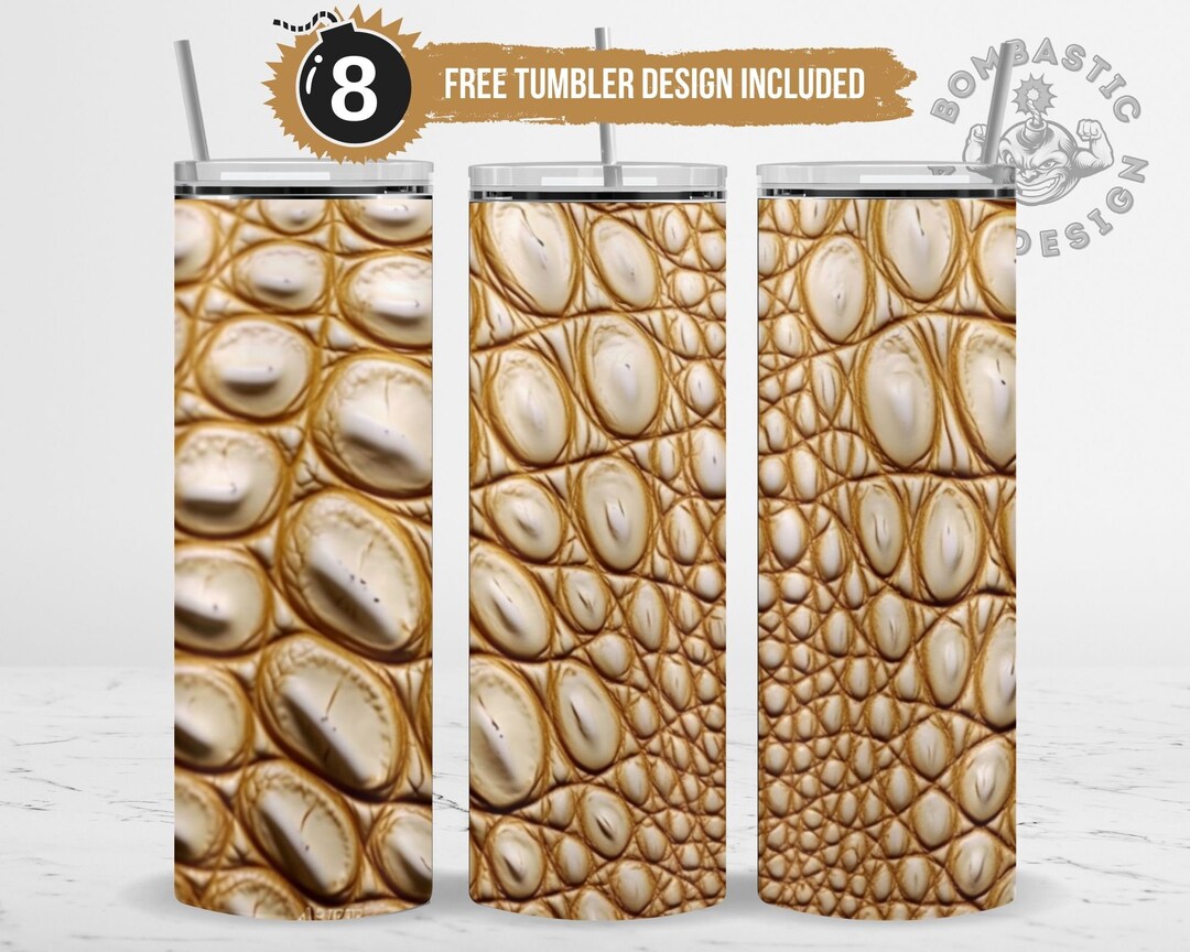Alligator Skin Tumbler Wrap Sublimation Design PNG, Crocodile Skin ...