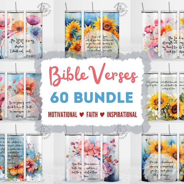 Bible Verse Tumbler - Etsy