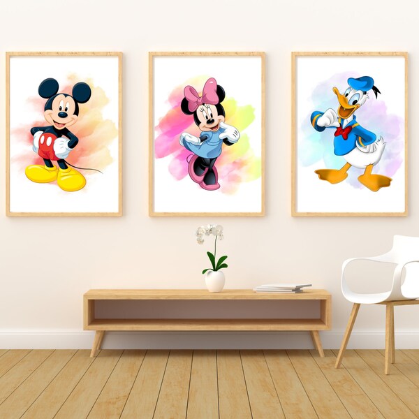 Mickey Mouse Modern Art - Etsy