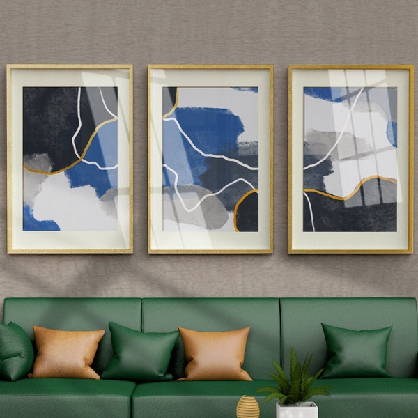 Set of Three Canvas - Etsy