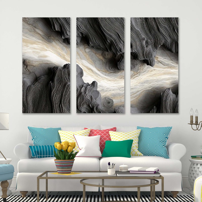 Three Panel Wall Art - Etsy