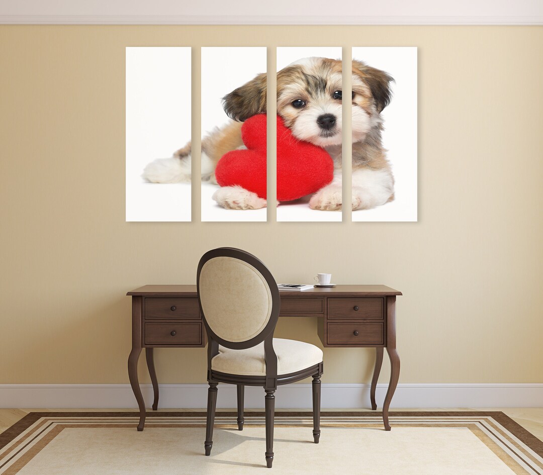 Dog Art Large Painting, Pet Portrait Wall Art, Animal Wall Art Prints ...