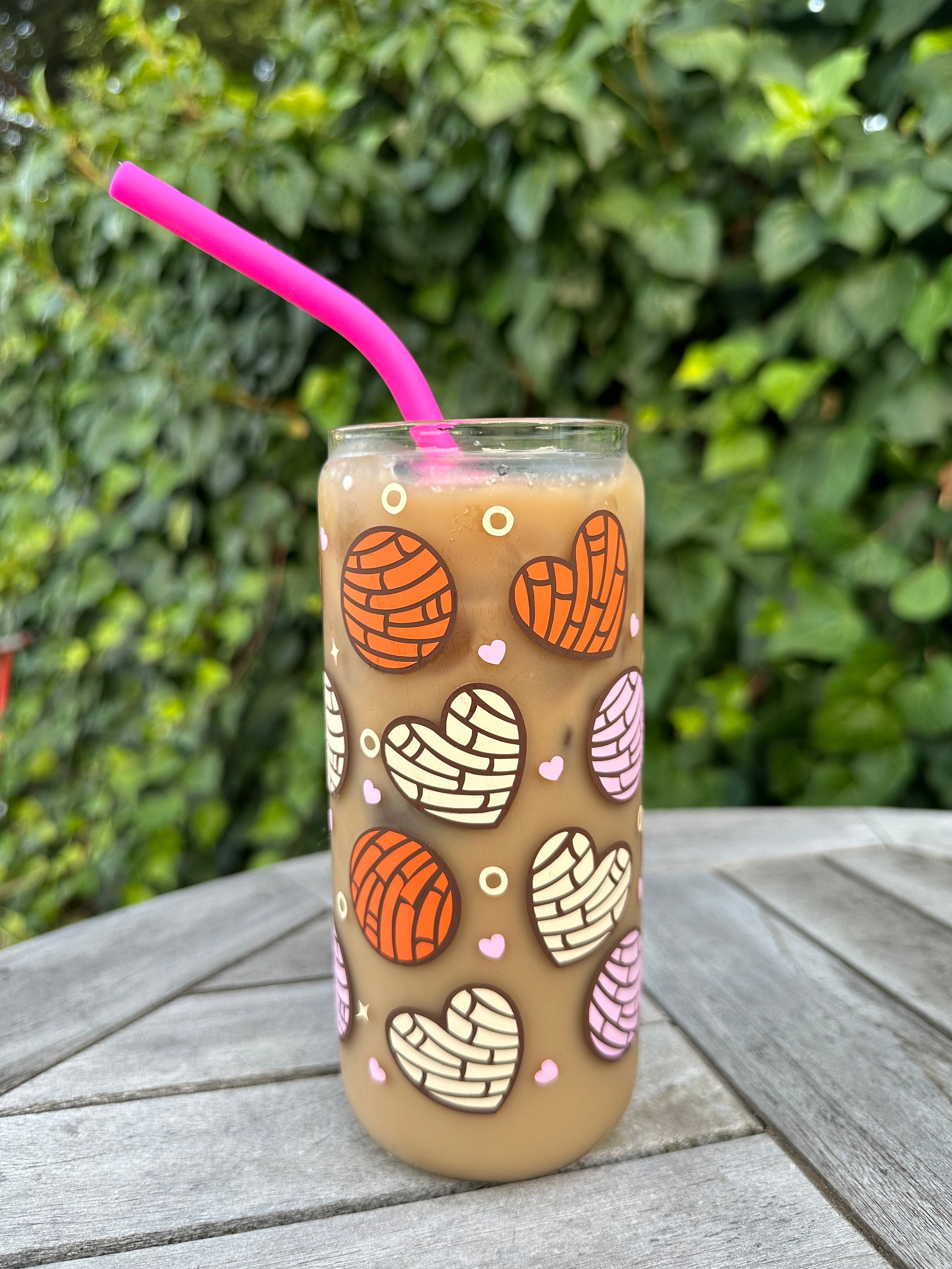 Cute Concha Cup Cute Conchita Cup Cafecito Con Pan Cute Glass Cup 20oz ...