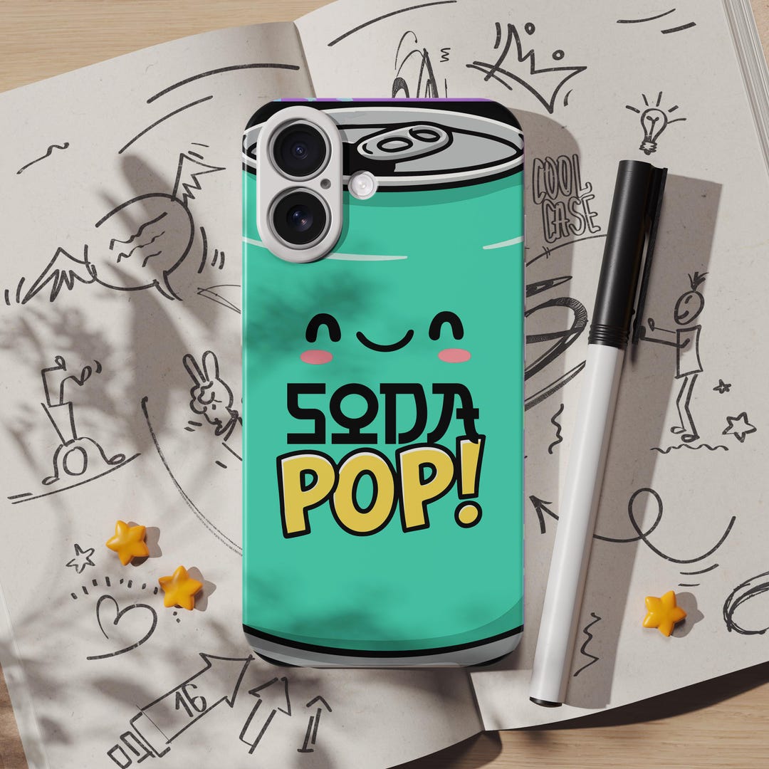 Soda Pop Phone Case, Kpop Kawaii, Glossy Protective Case - Etsy