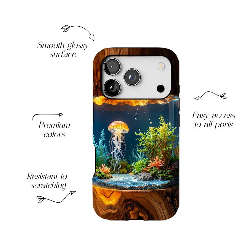 Jellyfish Phone Case, Aquarium iPhone Slim & Magsafe Tough Case - Etsy