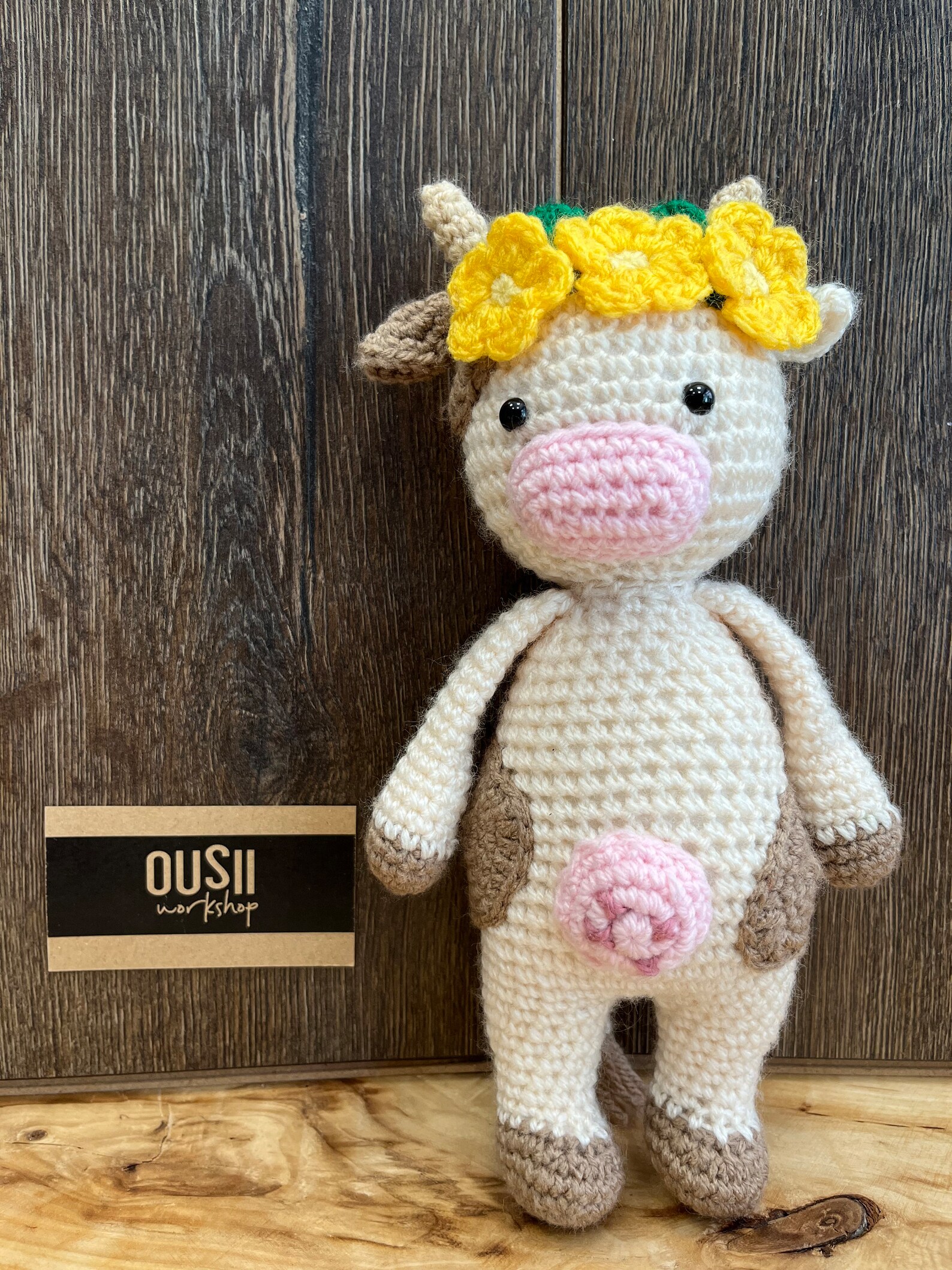 Litsa Crochet Cow Handmade With Love Super Soft Nursery - Etsy