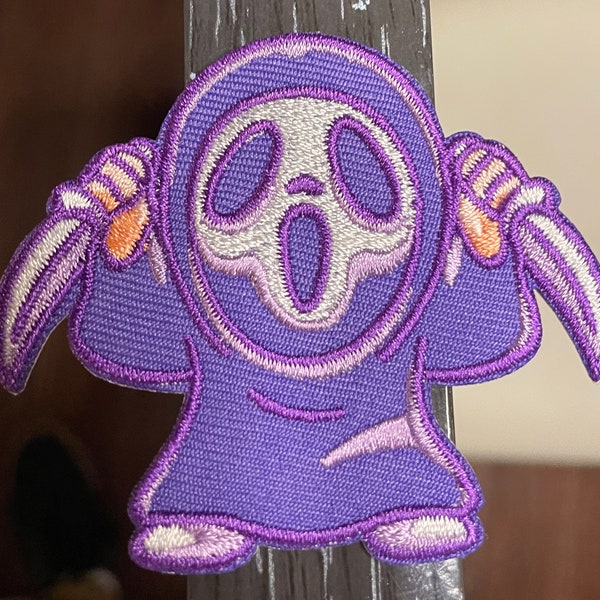 Ghost Face Velcro Patch - Etsy