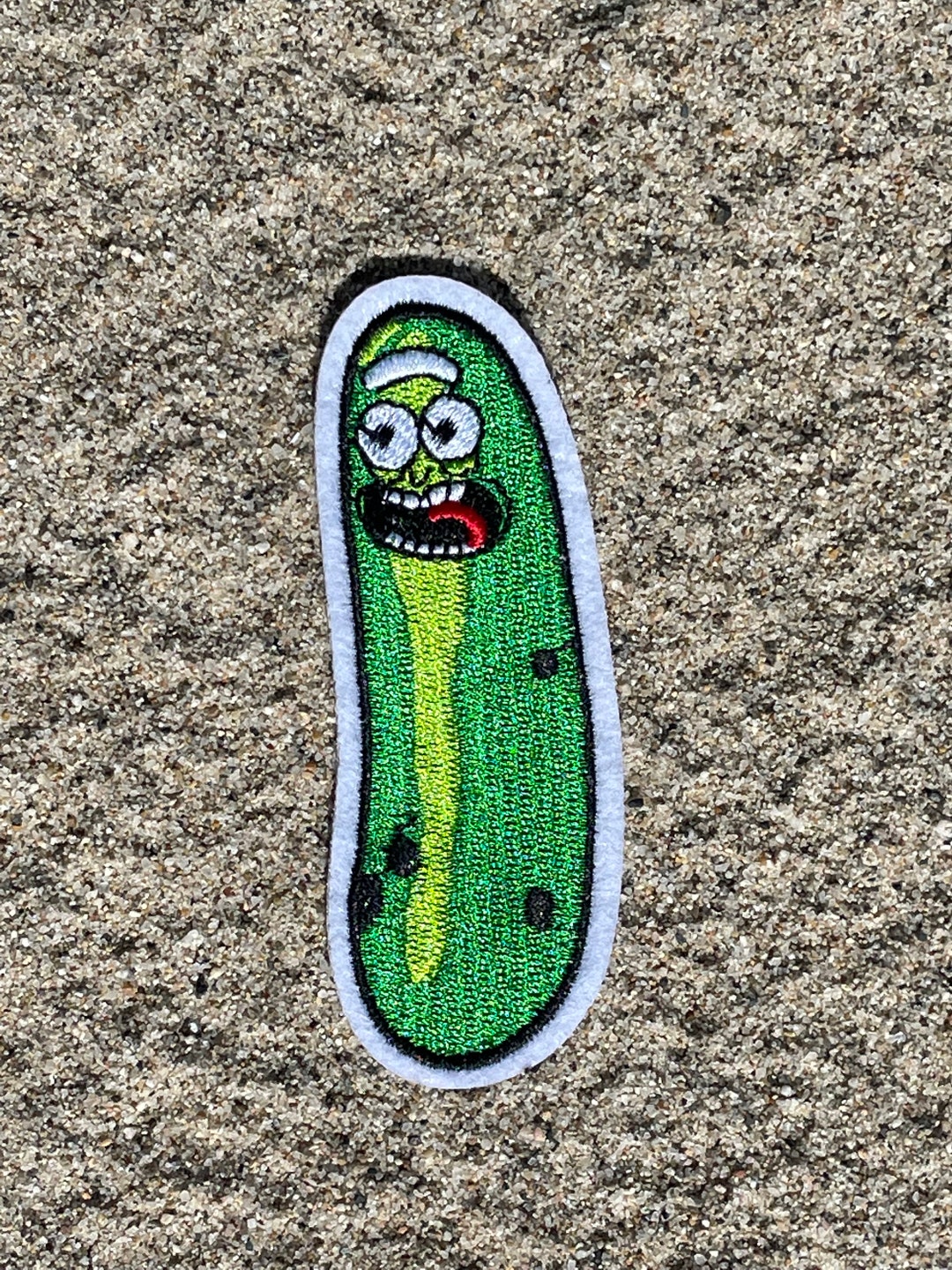 Pickle Rick Iron on Patch Adorable Funny DYI Patches for Clothes TV ...