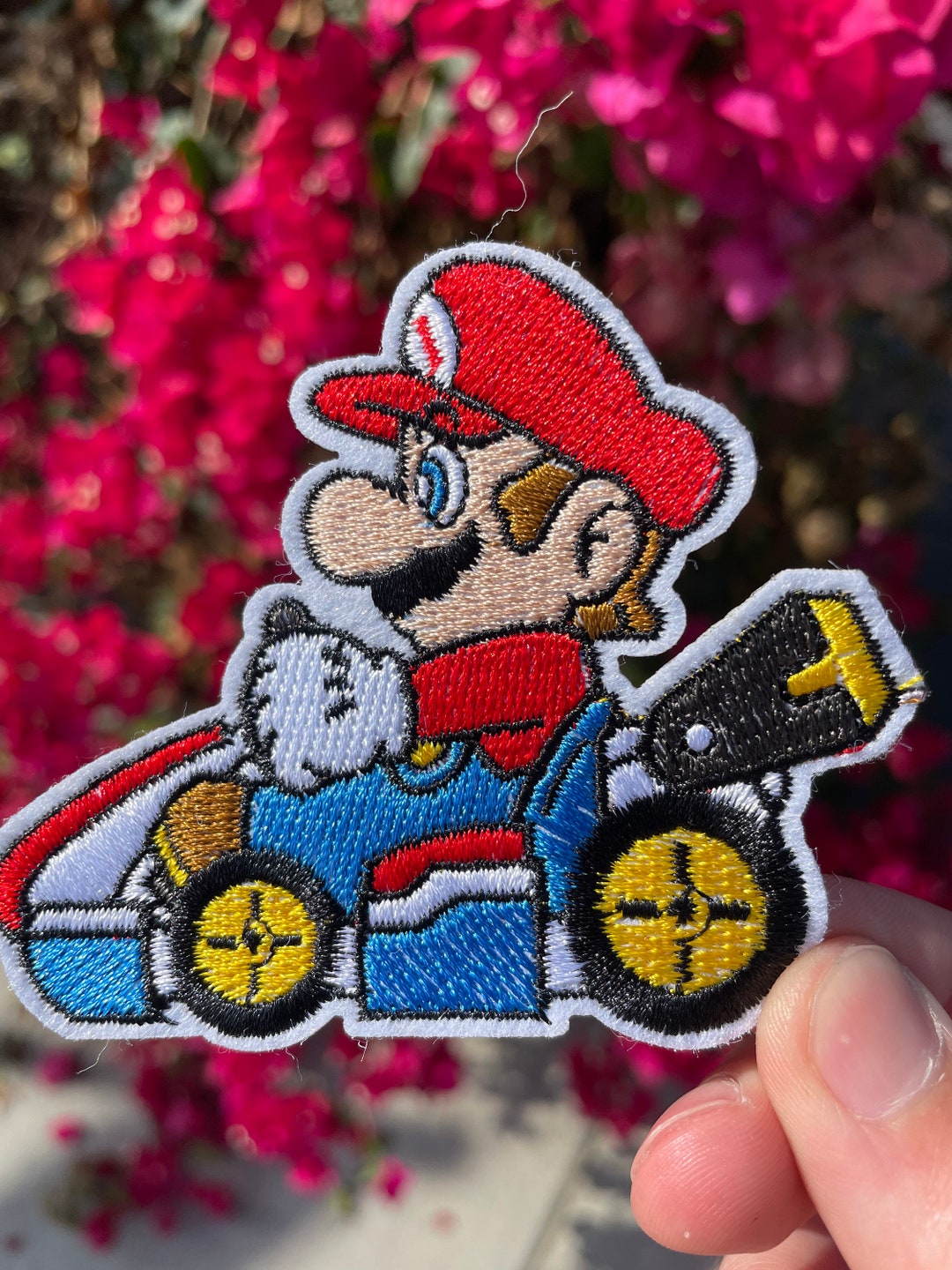 Mario Kart Patch Iron on Super Mario Bros Nintendo 64 Cool Kids Party ...