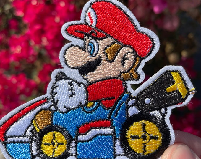 Mario Kart Patch Iron on Super Mario Bros Nintendo 64 - Etsy